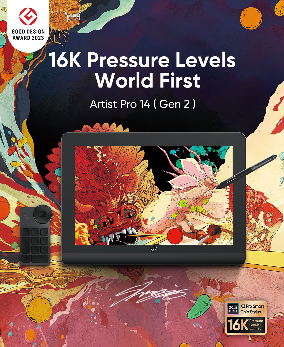 Graphic drawing tablets & Digital Art Pads With Screen | XPPen