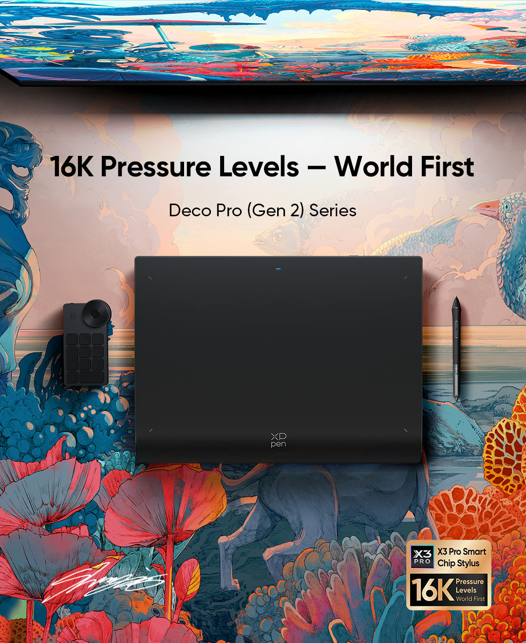 Graphic drawing tablets & Digital Art Pads With Screen | XPPen