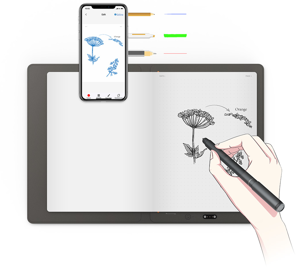 Note Plus Smart Notepad for Digital Writing & Drawing Sketching|XP-PEN