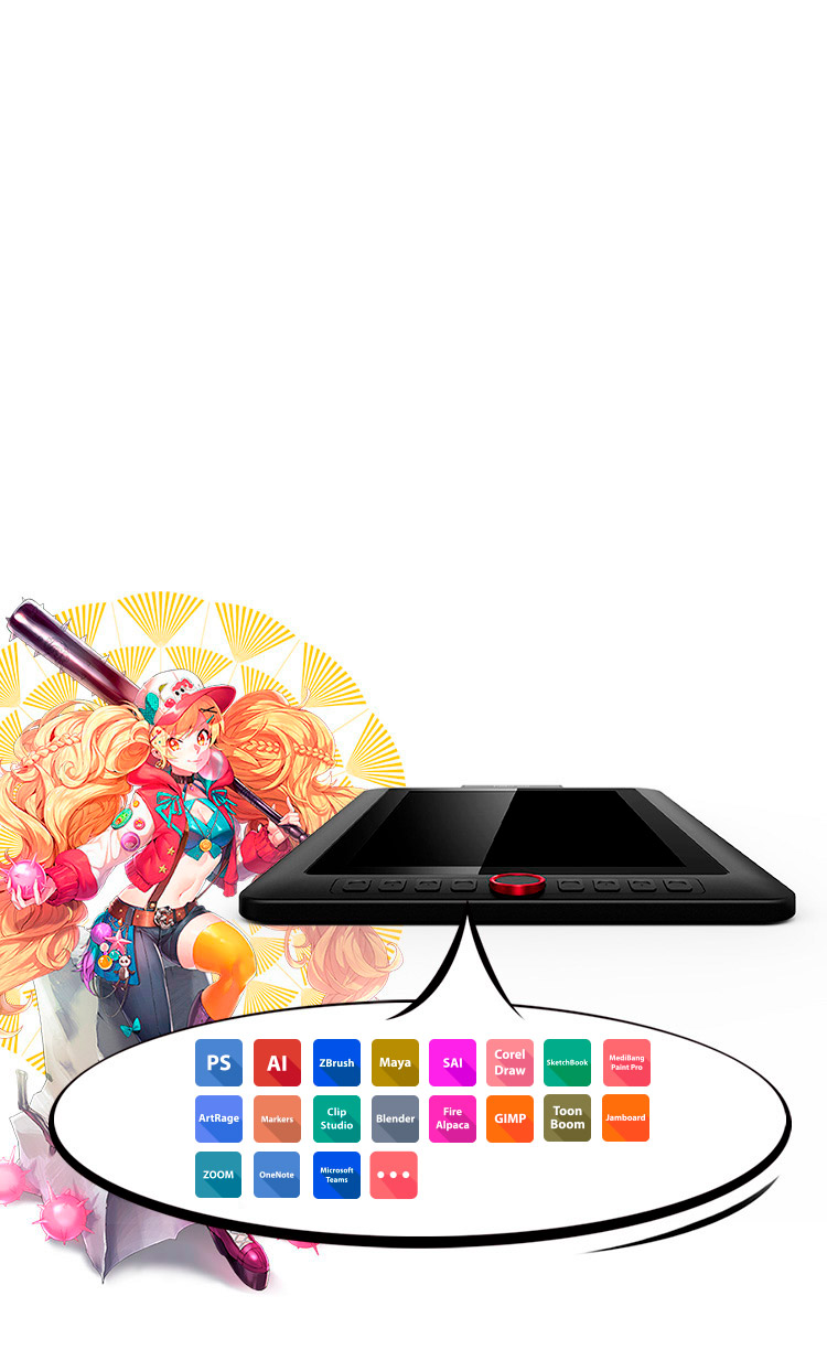 Artist 13.3 Pro affordable drawing tablet with screen | XP-Pen IE ...