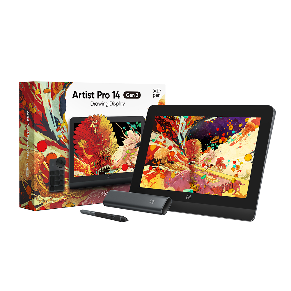 XPPen Artist Pro 16 (Gen 2) Tableta Gráfica con Pantalla | Niveles de Presión de 16K | XP-PEN ...