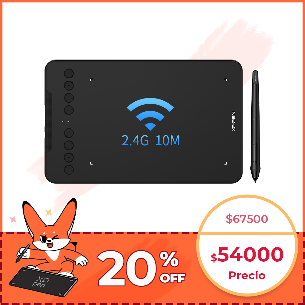 Deco Mini7w tableta gráfica wireless portátil | XP-PEN Tienda Oficial Chile