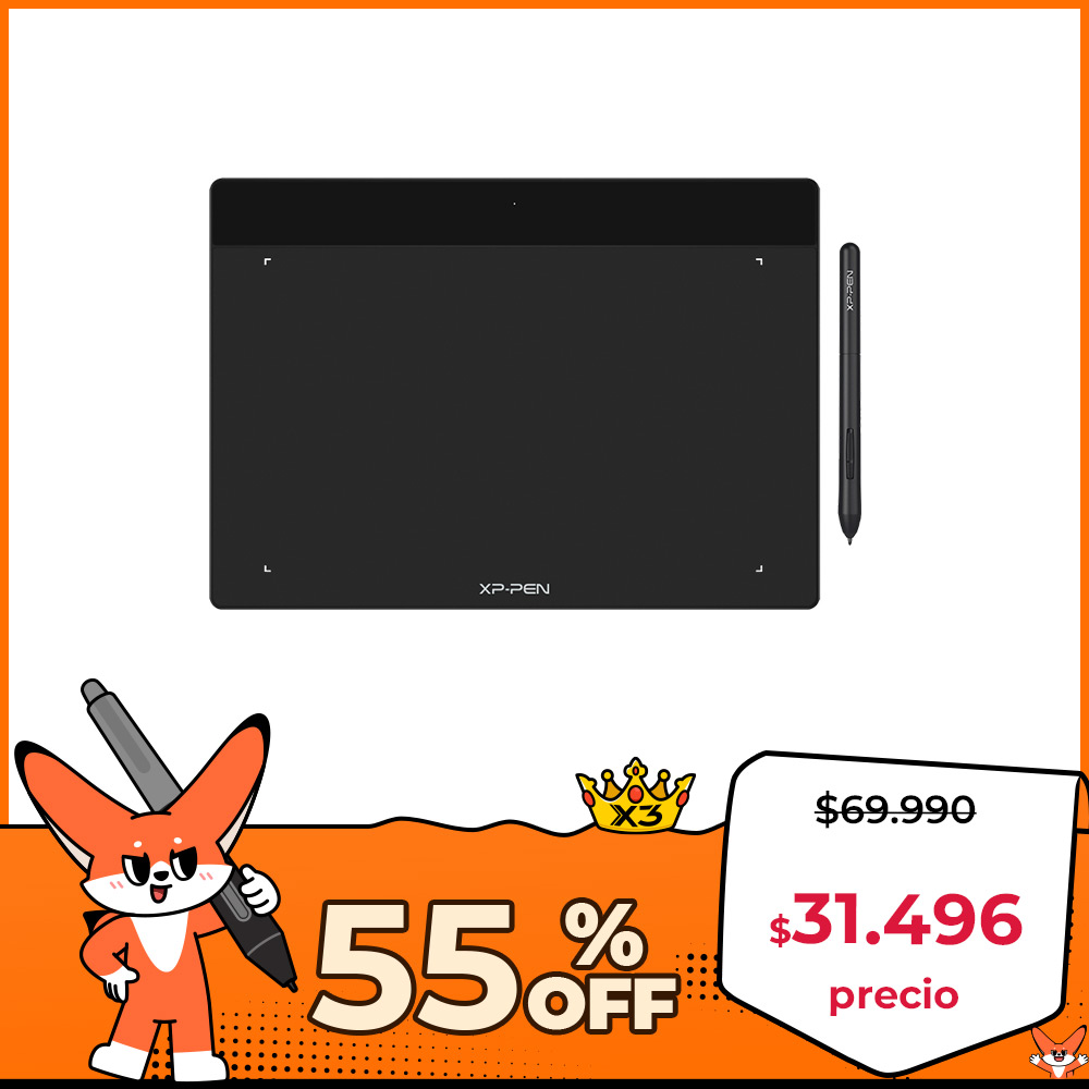 Tableta Digitalizadora XPPen Deco Fun L Graphics Drawing and Study Pad ...