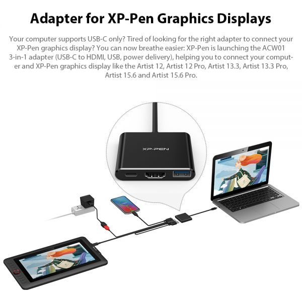 Cables & Adaptadores | XP-PEN Tienda Oficial Chile