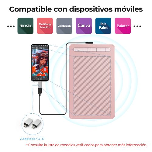 Tableta de dibujo XPPen Deco M con área activa de 8 x 5 pulgadas | XP ...