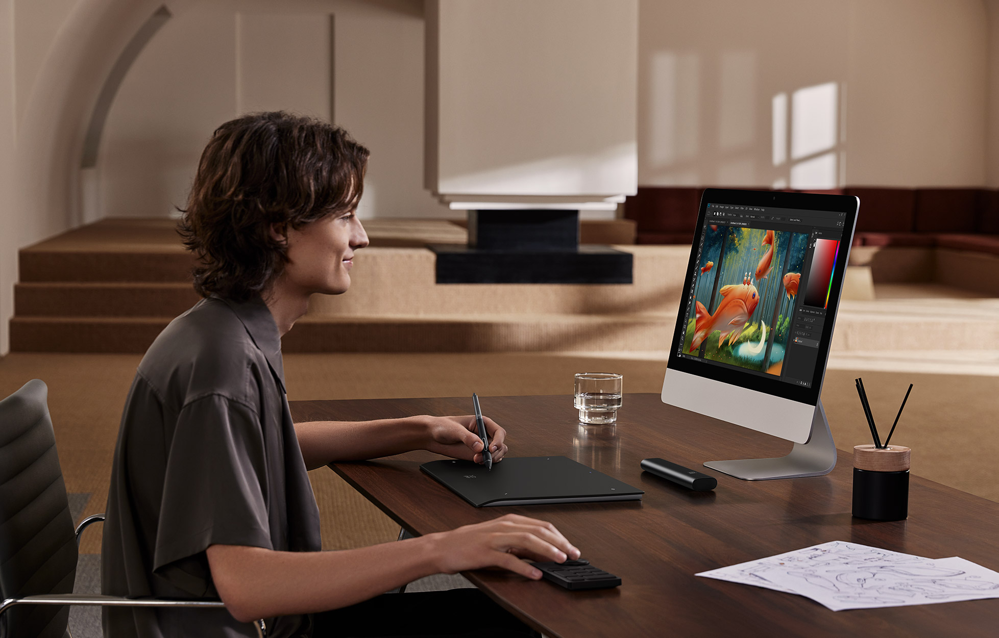 XPPen Deco Pro (Gen 2) Tableta Grafica | Bluetooth 5.0 inalámbrico ...