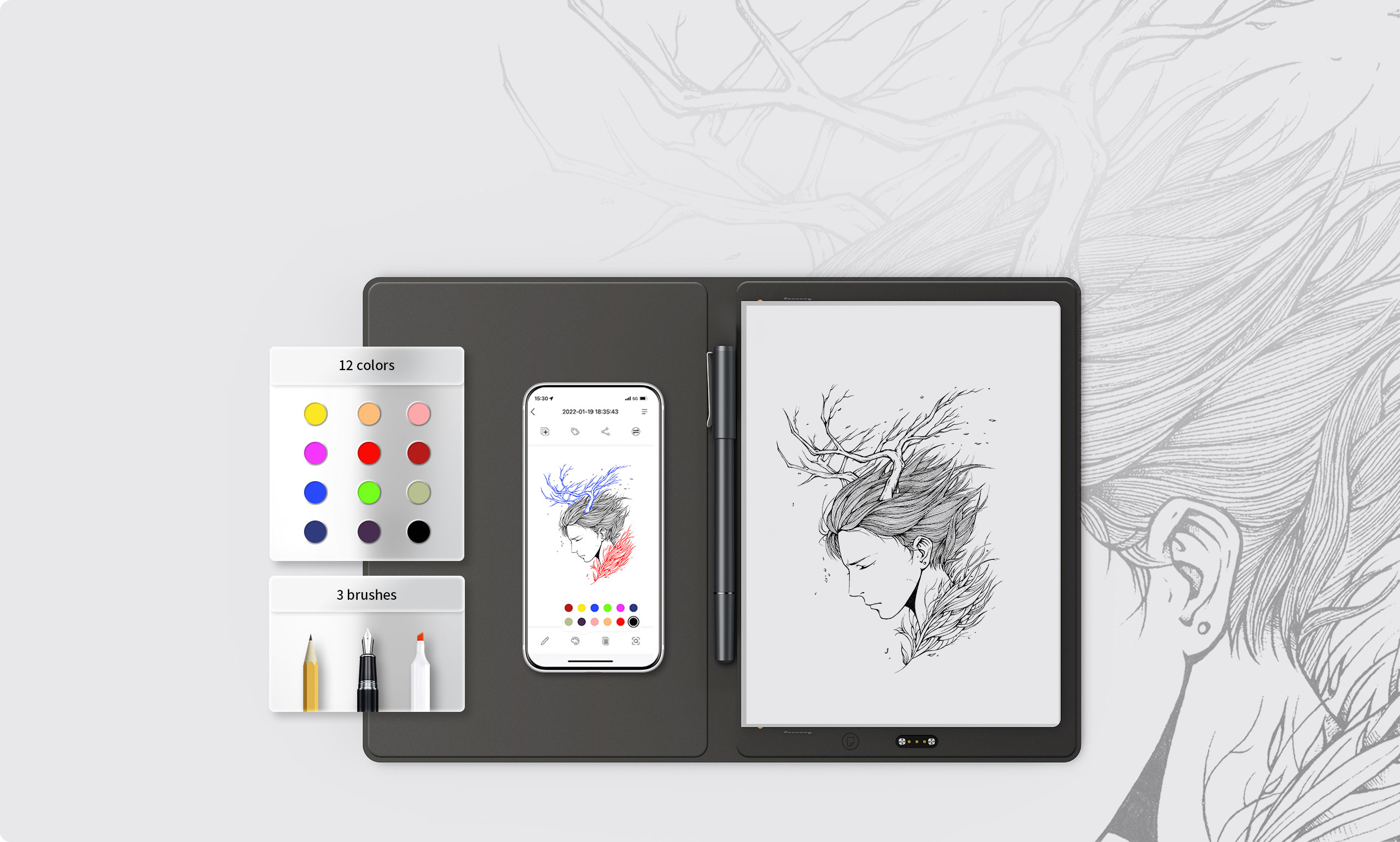 Note Plus Smart Notepad for Digital Writing & Sketching | XPPen US ...