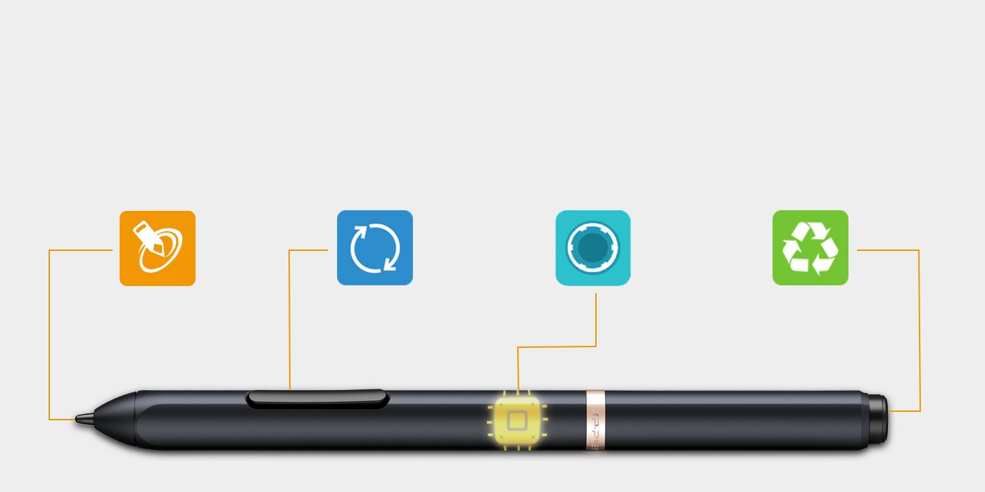P03S Battery-free Passive Stylus for Drawing Tablet | XPPen US Official ...