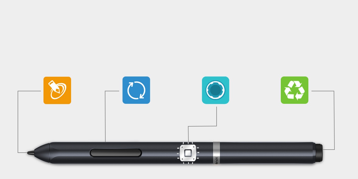 P03 Battery-free Passive Stylus for Drawing Tablet | XPPen US Official ...