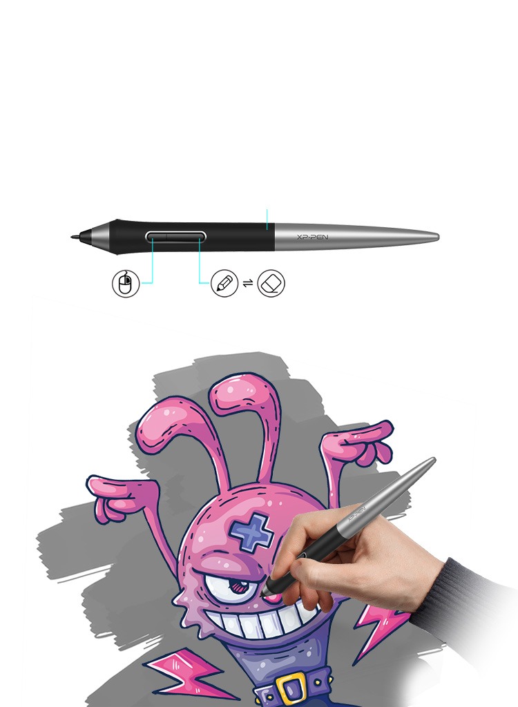 PA1 Battery-free Passive Stylus for Drawing Tablet | XPPen US Official ...